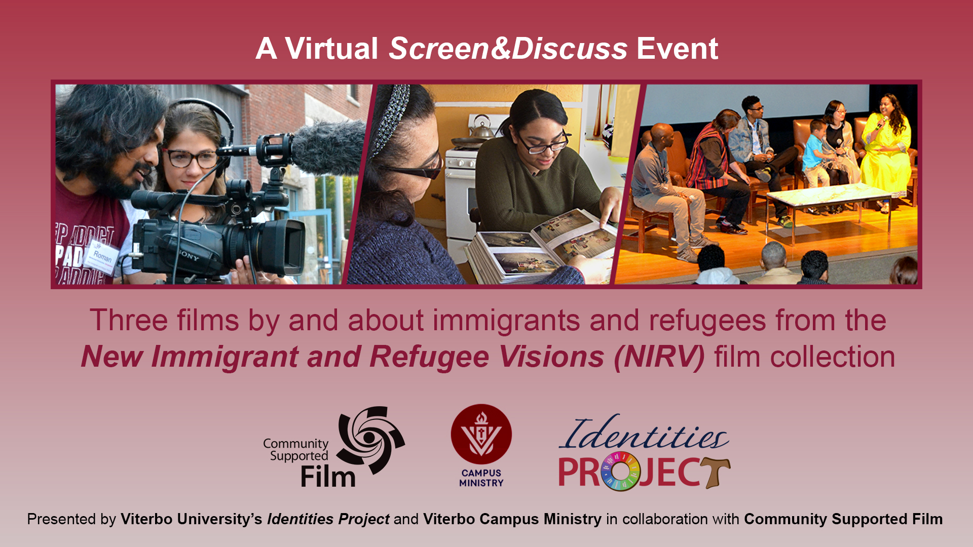 NIRV Screen&Discuss at Viterbo University - Community Supported Film